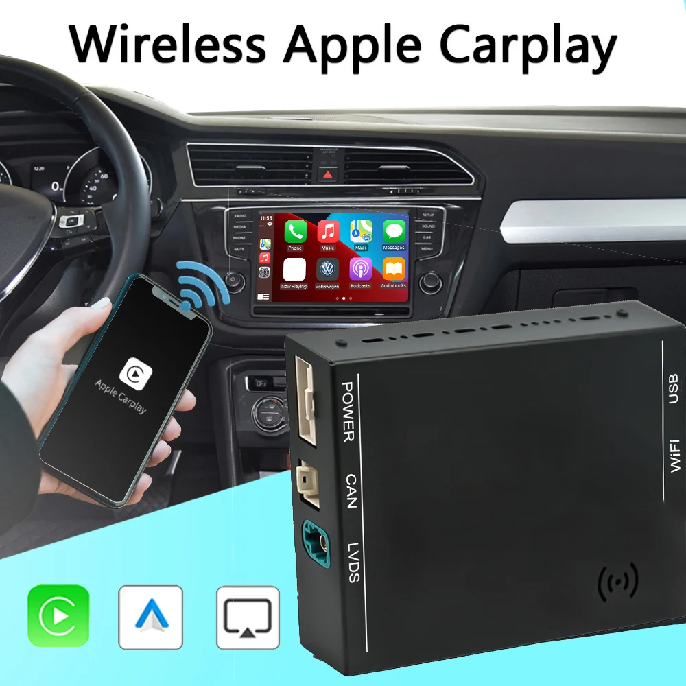 Wireless-Carplay-Android-Auto-Module-Box-Compatible-For-VW-Volkswagen ...