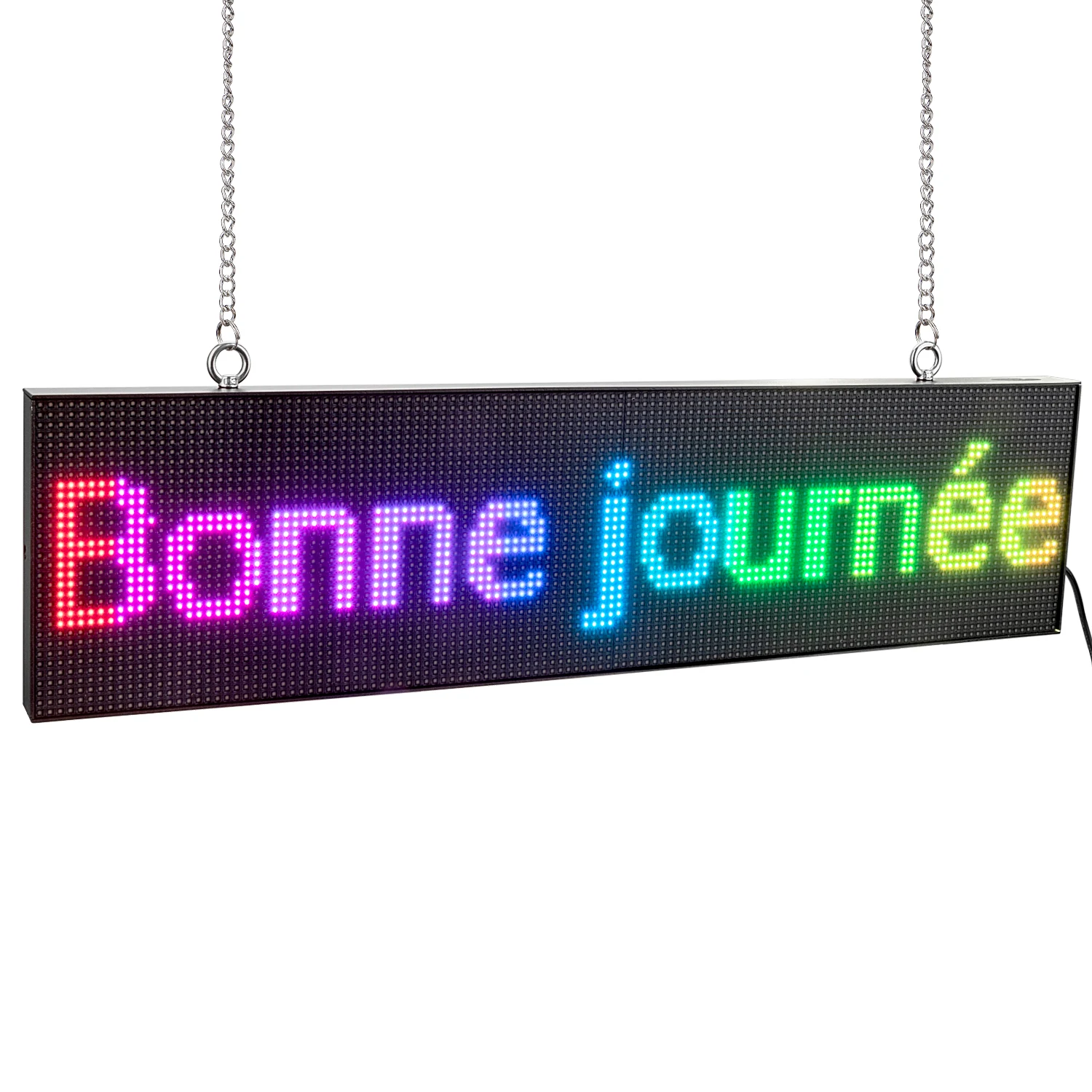 P4-WIFI-Programmable-Led-Sign-32-128-Pixels-Full-Color-Scrolling ...