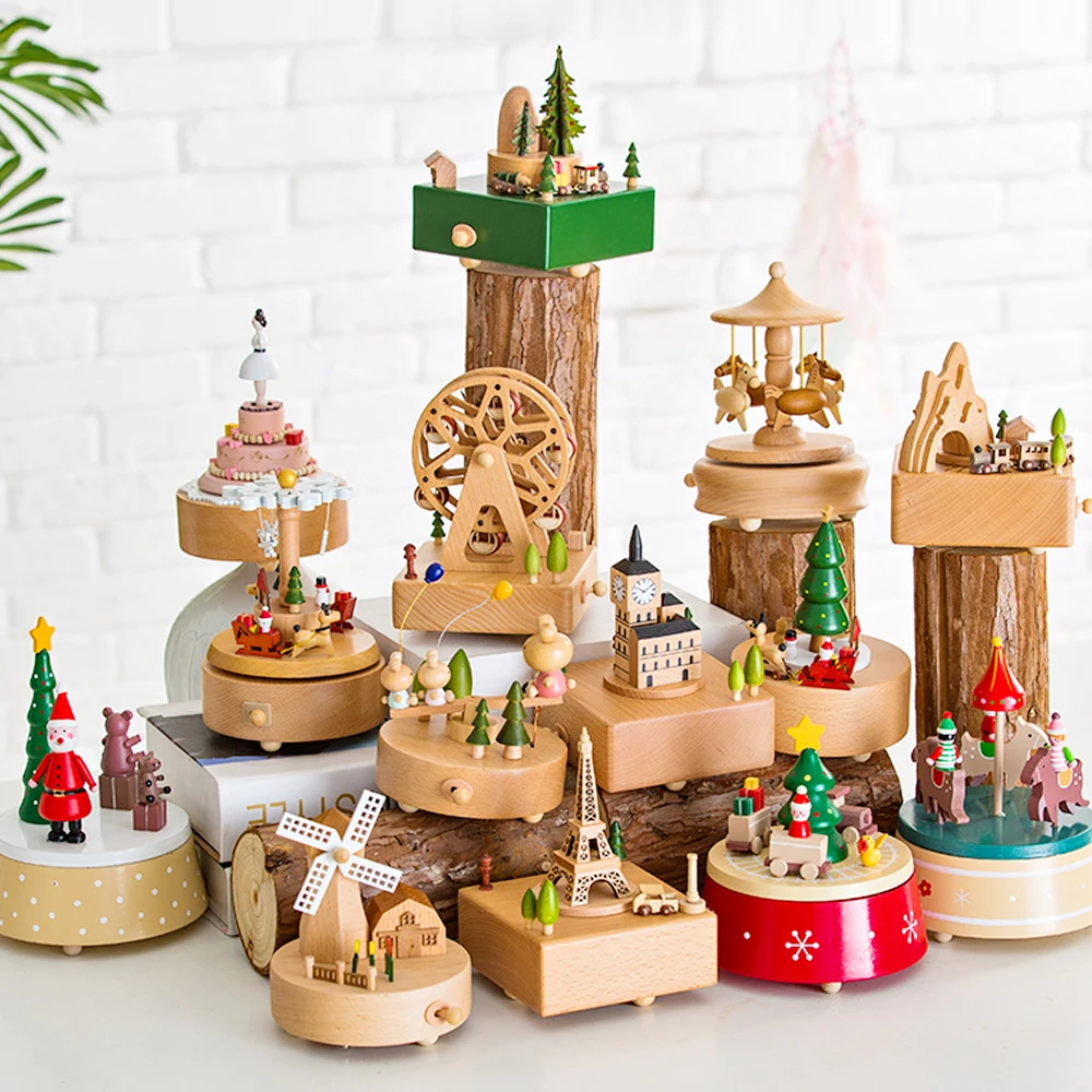 Wood-Taiwan-Music-Box-8type-wood-land-mark-music-box-Entique-manual ...