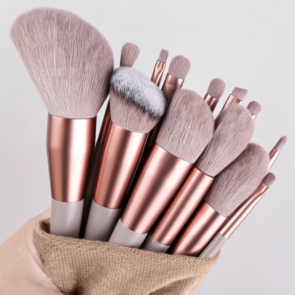 13-14Pcs Soft Fluffy Makeup Brushes Set for Cosmetics Foundation Blush ...