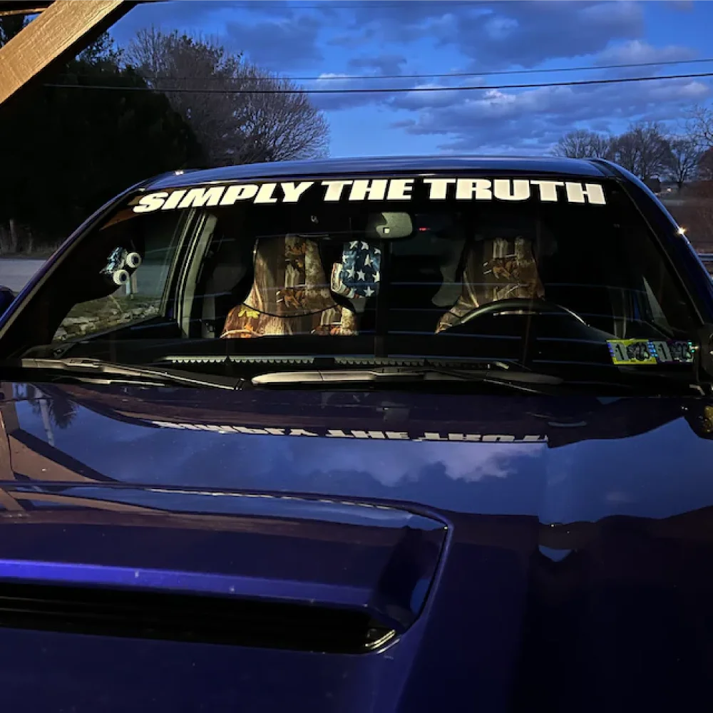 Truck Front Window Decals