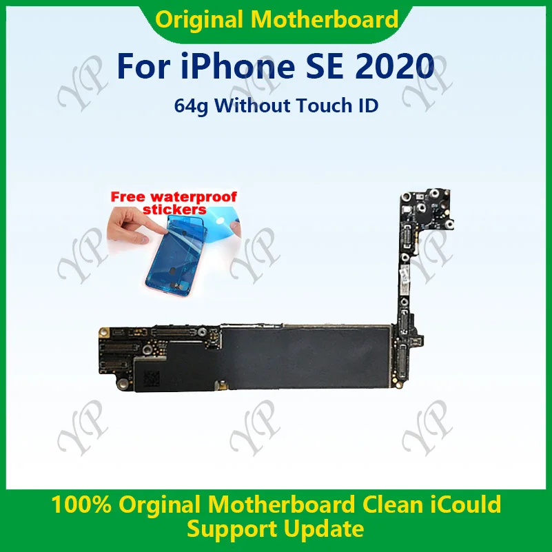 Placa base Original auténtica para iPhone SE 2020, 64g/128g, con o sin ...