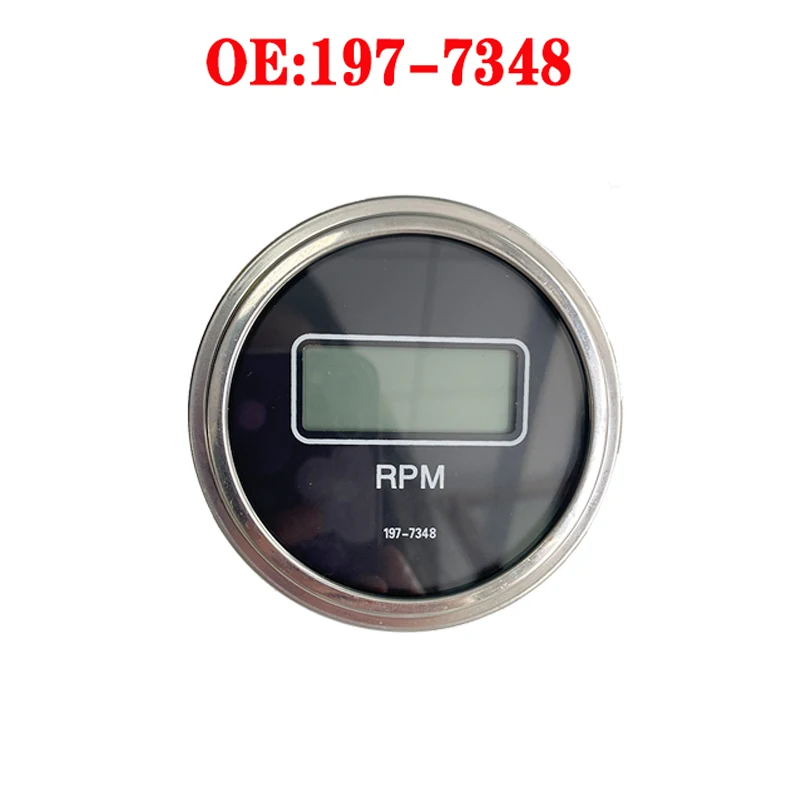 Engine-Tachometer-197-7348-197-7348-for-Caterpillar-1977348-RPM-Electronic-Tachometer-Marine ...