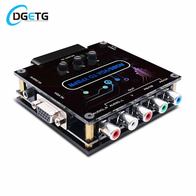 DGETG-RGBS-VGA-a-YPBPR-convertidor-de-componentes-SCART-a-YPBPR-YCBCR ...
