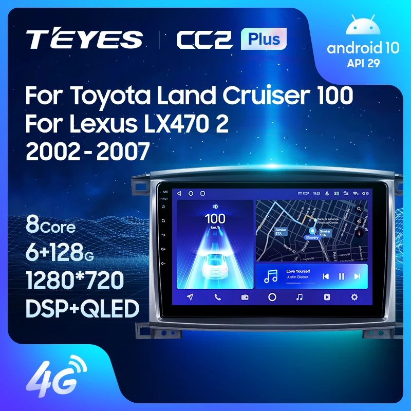 TEYES-CC2-Plus-For-Toyota-Land-Cruiser-LC-100-2002-2007-For-Lexus-LX470 ...