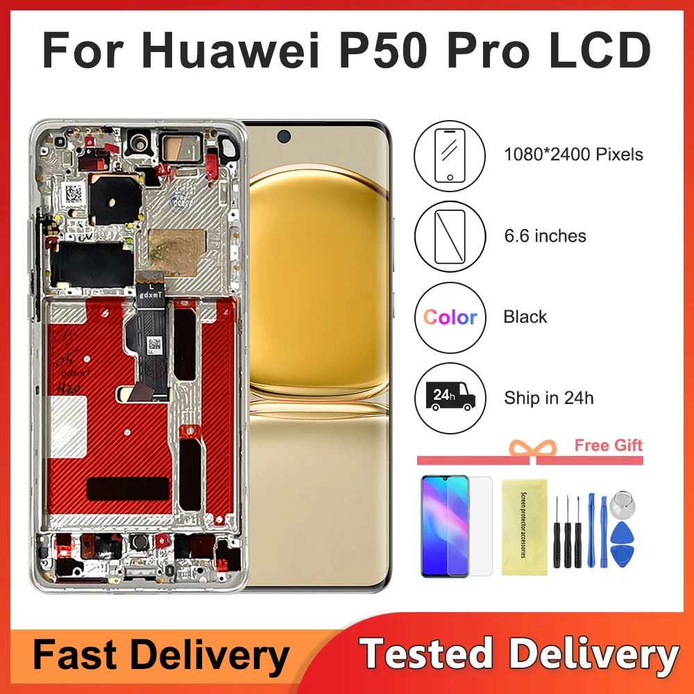 For-Huawei-P50-Pro-LCD-JAD-AL50-JAD-AL00-Display-Touch-Panel-Screen ...