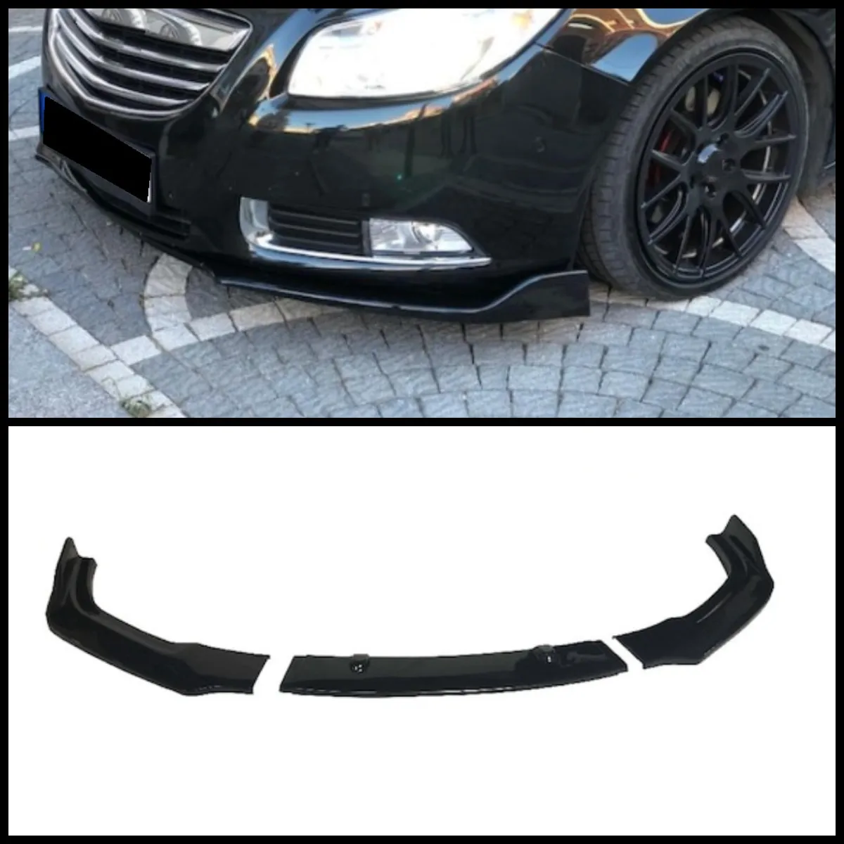 For-Opel-Insignia-Front-Bumper-Lip-Body-Kit-Spoiler-Splitter-Diffuser ...