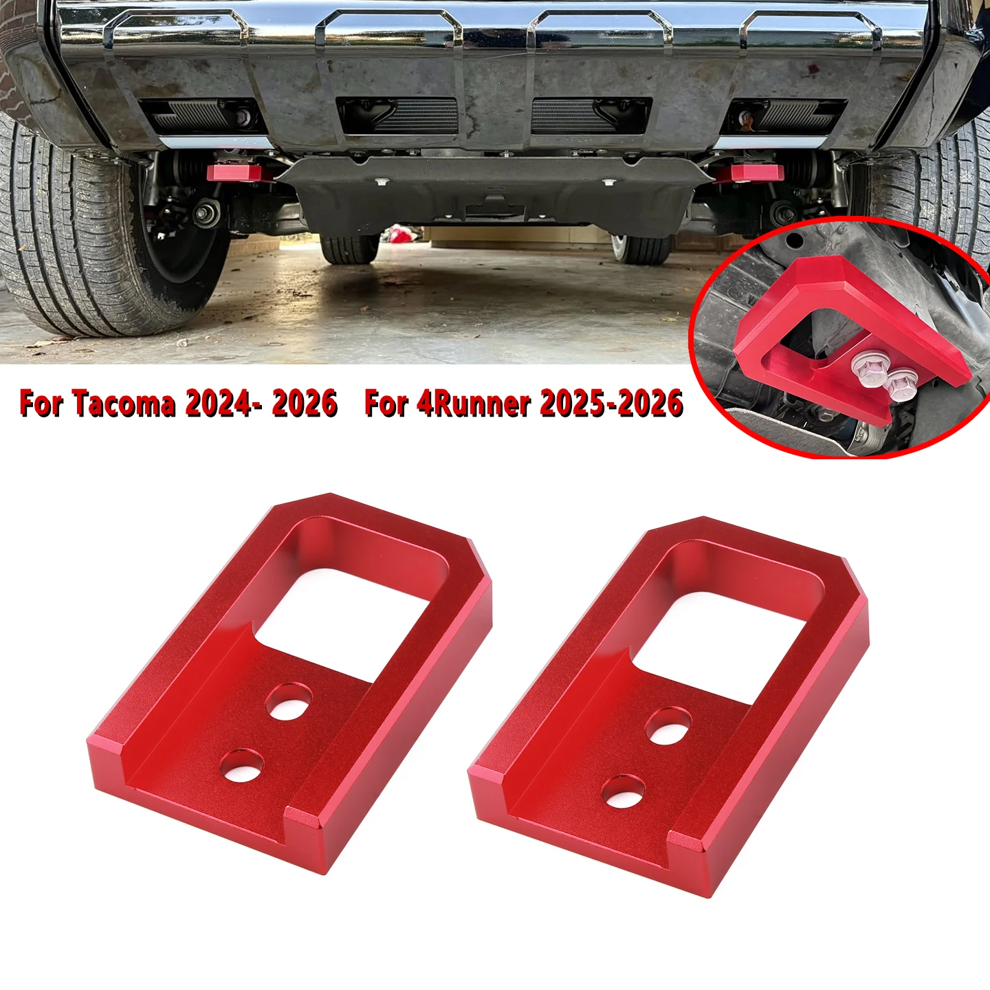 Car Trailer Hitch Tow Hooks For Tacoma 2024- 2026 For 4Runner 2025-2026 ...
