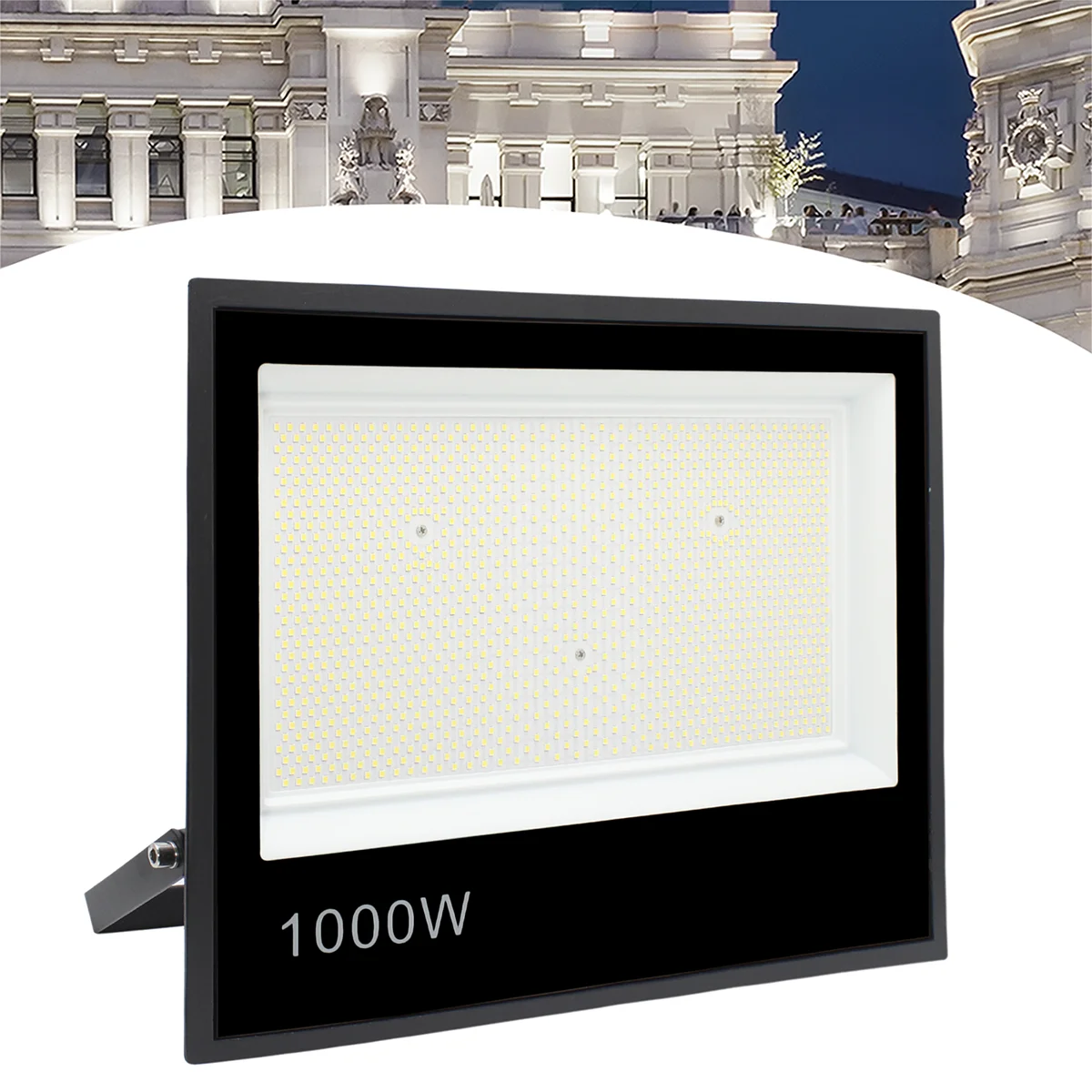 Refletor Led 1000w Holofote Bivolt Prova Dágua Branco Frio