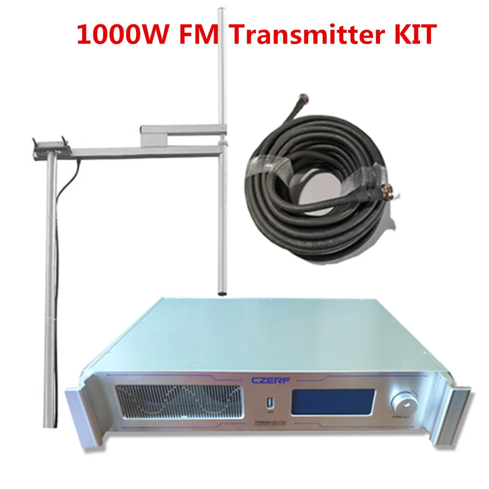1000W-1KW-Transmissor-FM-R-dio-FM-Transmiss-o-Station-Antena ...