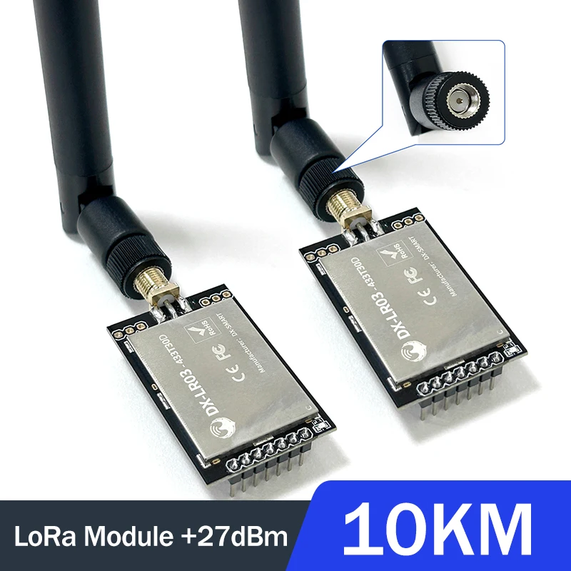 DX-LR03 RF wireless 868Mhz 915Mhz LoRa Module 10KM long distance ...