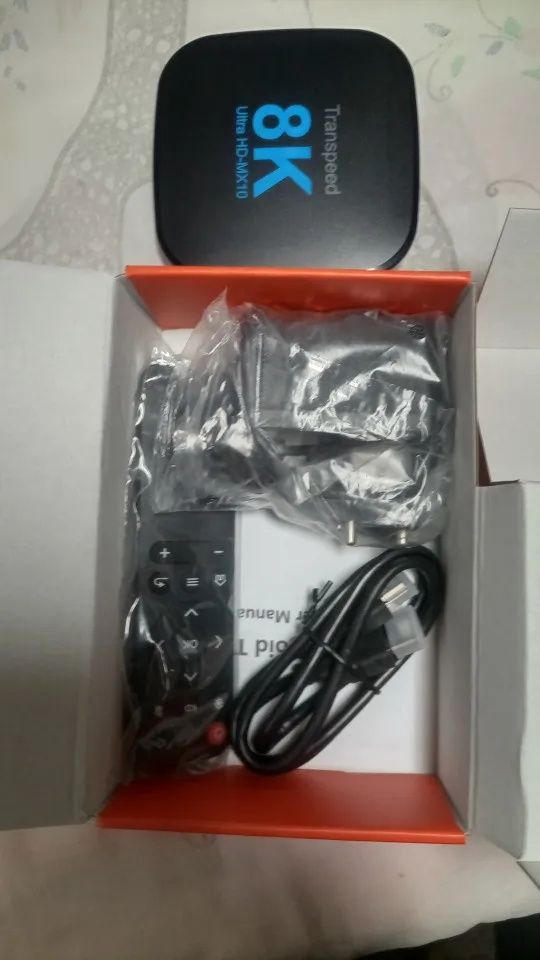 Transpeed Android 13 TV Box ATV Dual Wifi With TV Apps 8K Video BT5.0+ RK3528 4K 3D Voice Media ...