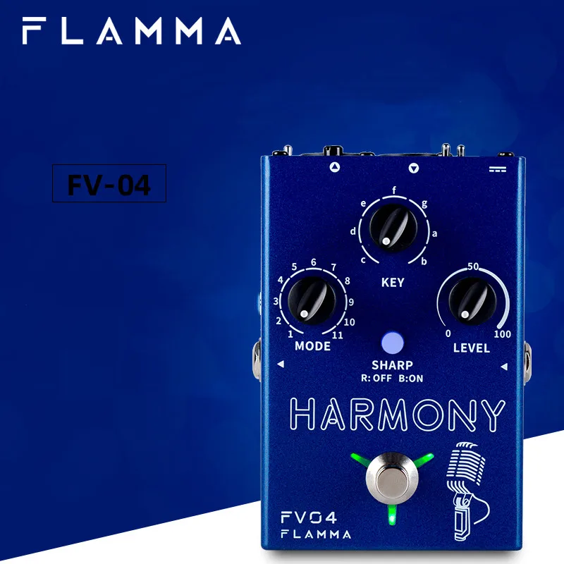 FLAMMA-procesador de efectos vocales FV04 FV-04, Pedal Vocal Harmony ...