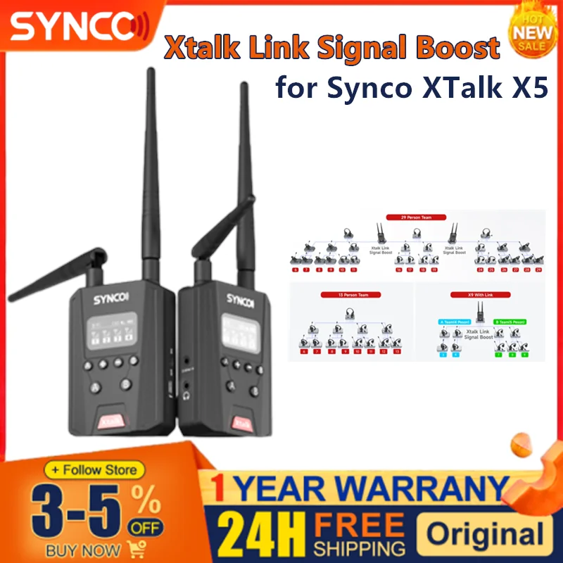 Synco-Xtalk-Link-Signal-Boost-for-Synco-XTalk-X5-Wireless-Intercom ...