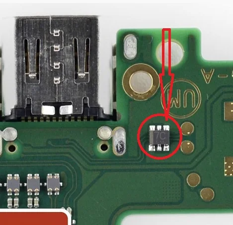 Pieza de reparación de placa base para Nintendo Switch, componente IC ...