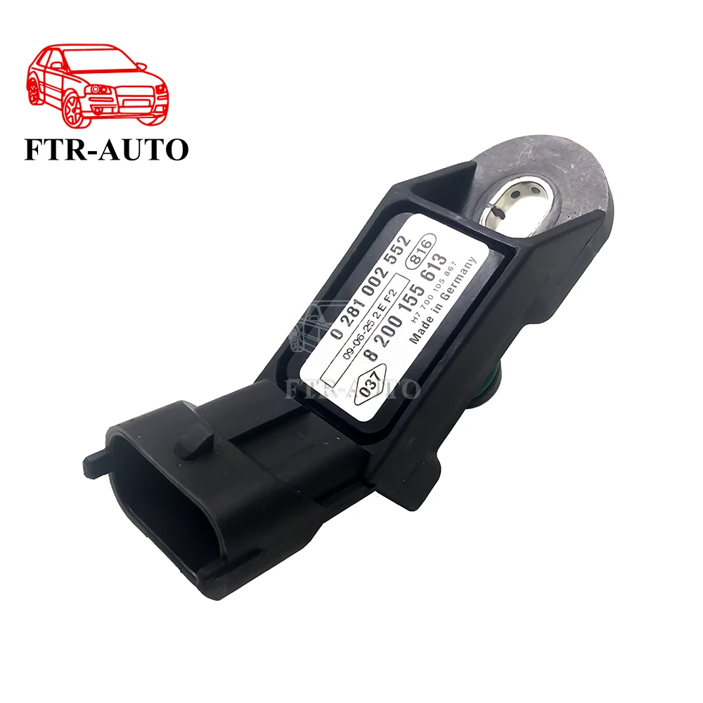 Manifold Absolute Pressure MAP Sensor 8200155613 0281002552 223653795R ...