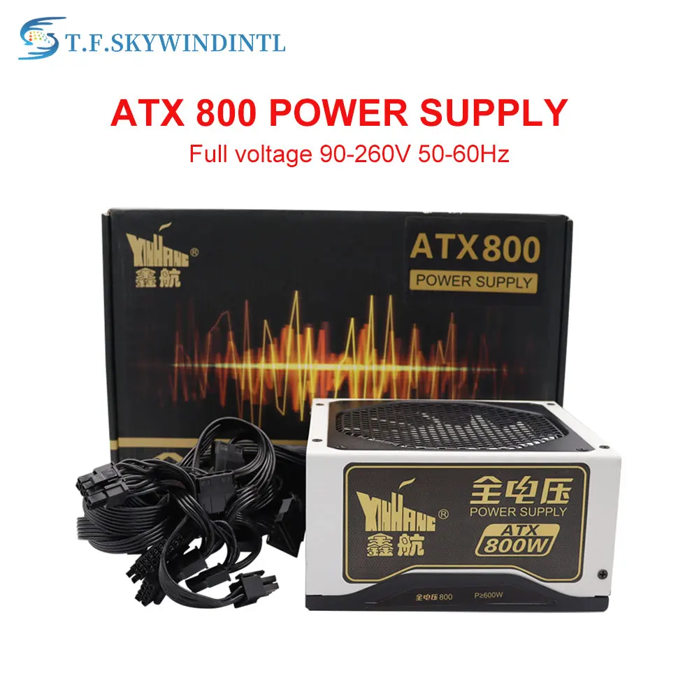 12v 800w Power Supply Pc 90-264v Full Voltage Gaming Pc Power Supply ...