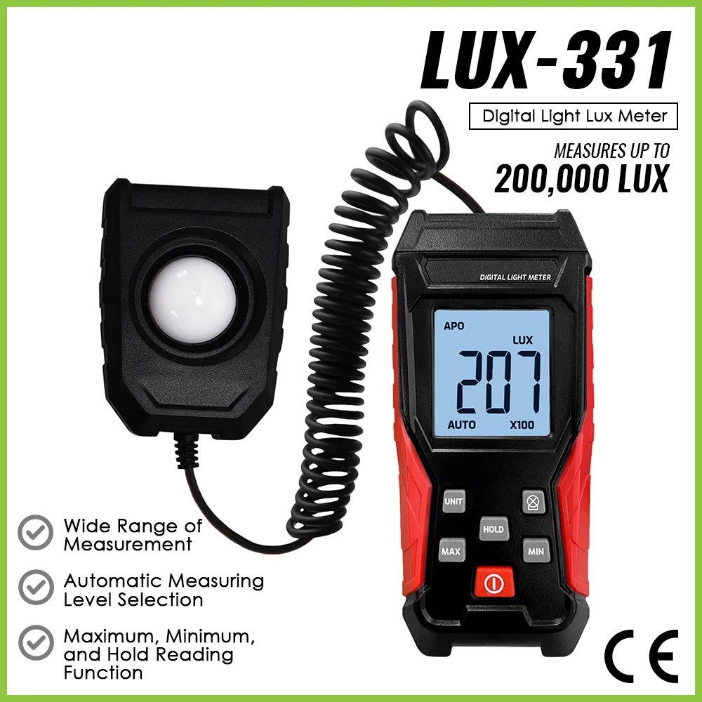Digital-Light-Meter-Professional-Luxometer-Handheld-0-1-200000Lux-Range ...