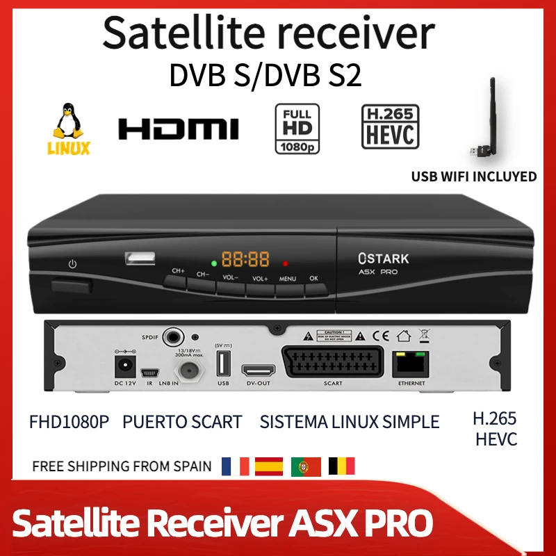 Ostlavabo-ASX-Pro-DVB-S2-Hdisparies-RJ45-r-cepteur-satellite-syst-me ...