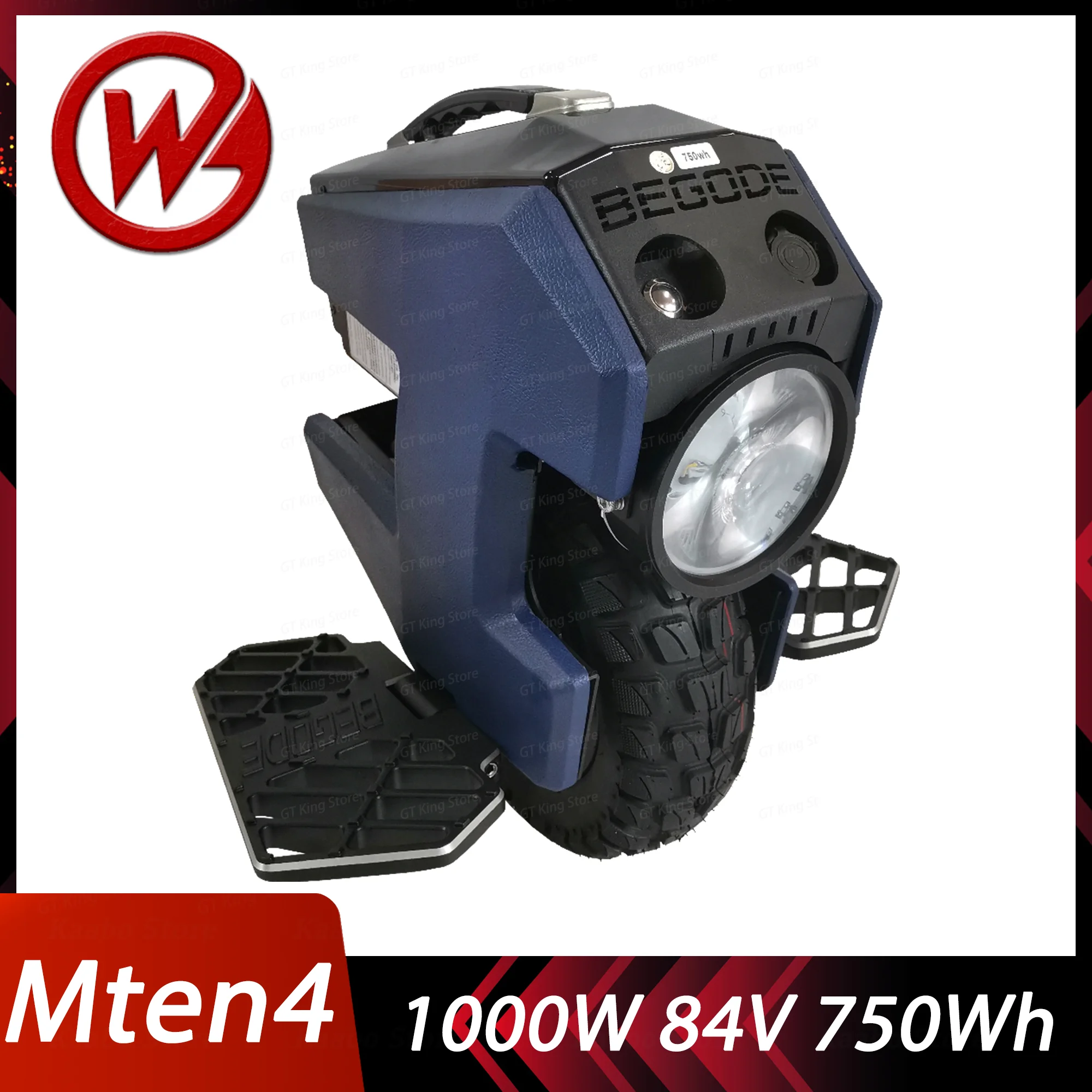 (In Stock)Begode Mten4 Electric Unicycle Gotway New Monocycle 84V 750Wh ...