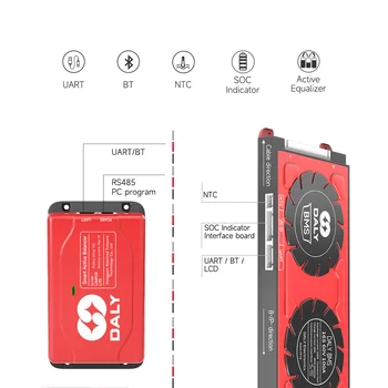 Daly Smart bms Active Balancer APP Board Bluetooth Battery Equalizer ...
