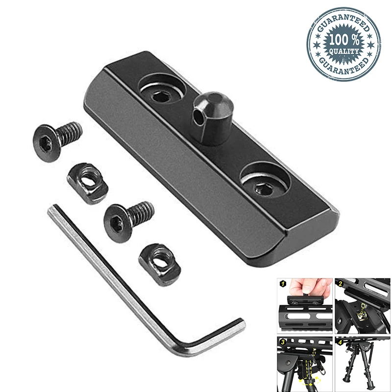 Tactical-M-lok-Mount-Picatinny-Bipod-Adapter-Mount-Sling-Stud-Handguard ...