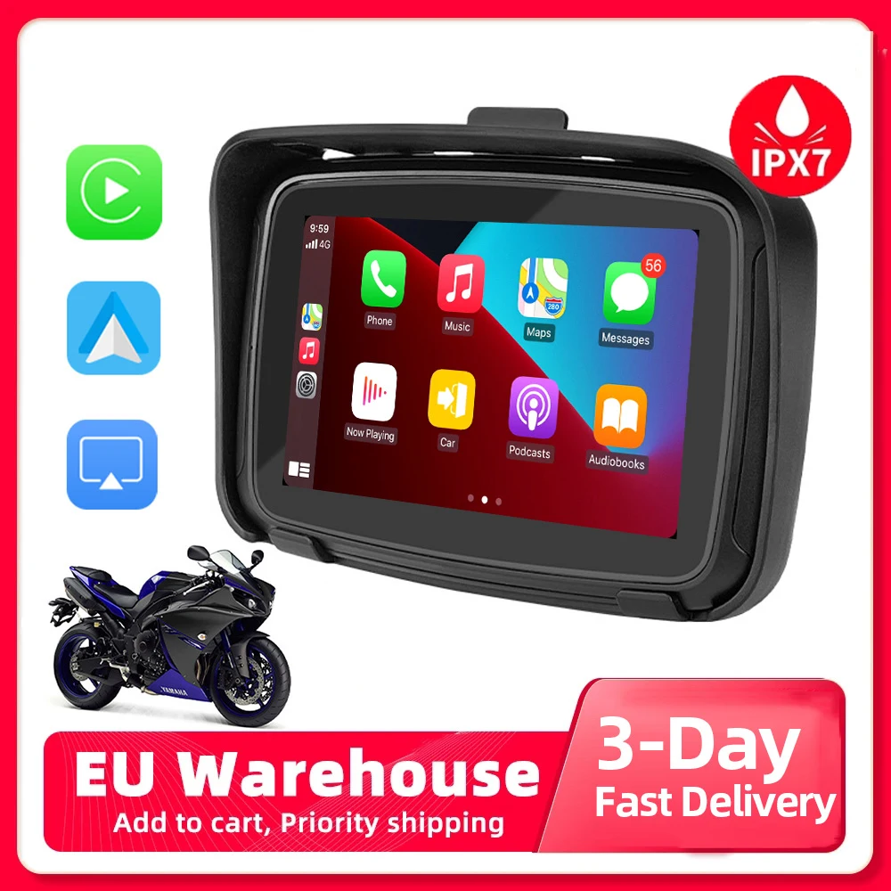 5-Inch-Portable-GPS-Navigation-Motorcycle-IPX7-Waterproof-Carplay ...