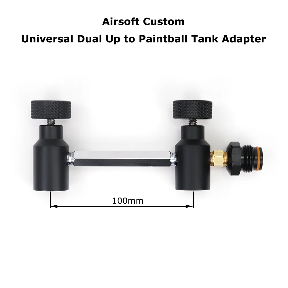 New-Custom-Universal-Dual-Up-to-CO2-HPA-Tank-Adapter-Dual-UFA-Universal ...