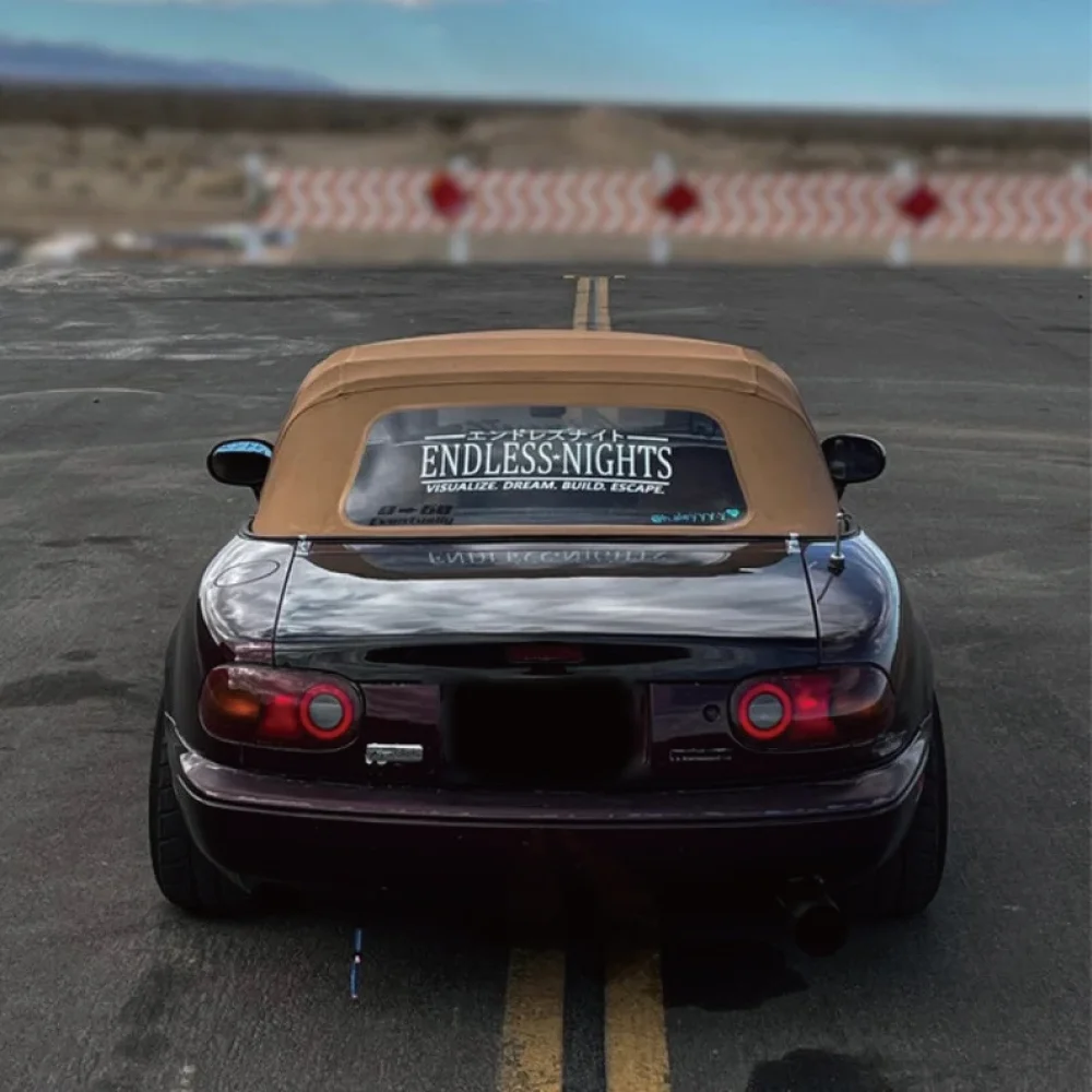 Endless Nights Car Sticker JDM Drift Stance Anime Motivation Dream ...