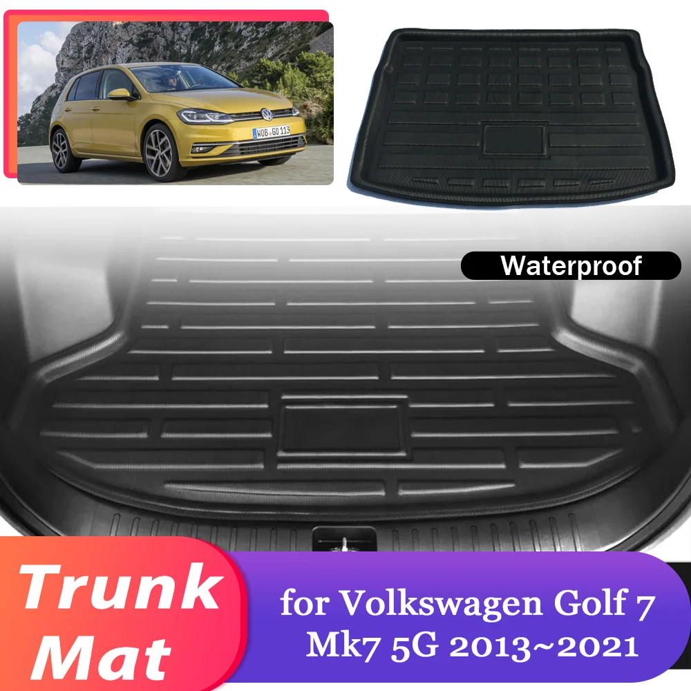 Car Trunk Mat for Volkswagen VW Golf 7 Mk7 5G 2013~2021 Luggage ...