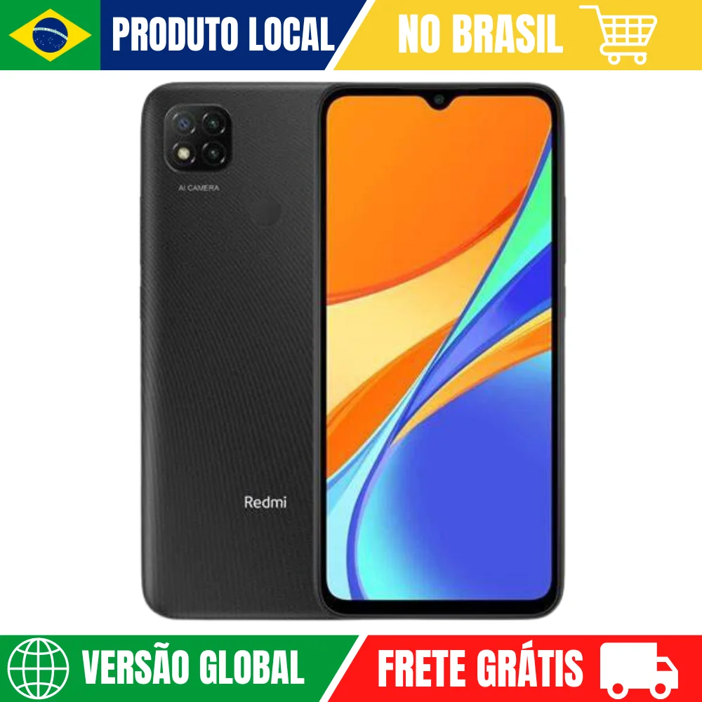 Xiaomi-Redmi-9C-64GB-Midnight-Gray-3GB-Ram-Vers-o-Global-Smartphone-4G ...