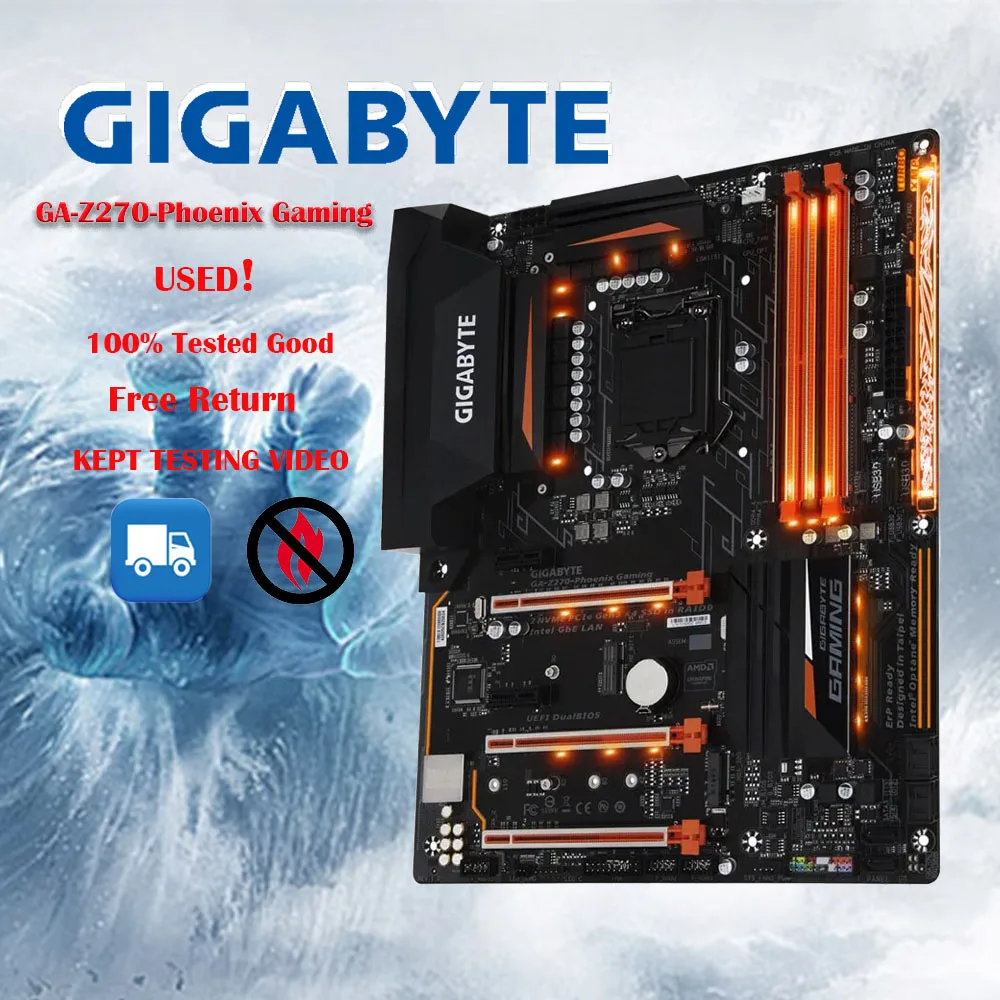 Gigabyte-placa-base-GA-Z270-Phoenix-para-juegos-Z270-Socket-LGA-1151 ...