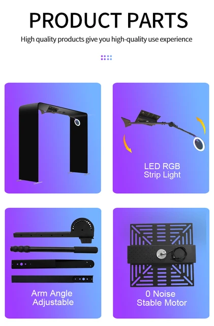 Overhead 360 Video Booth for Wedding Party Event Selfie 360 Photobooth Top Controller Automatic ...