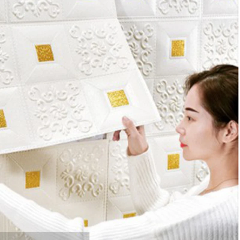 35*35cm 1pcs Self Adhesive Wall Stickers For Living Room Bedroom Sound ...