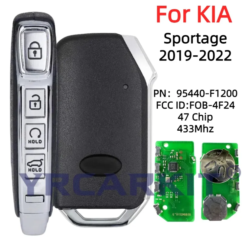 For-KIA-Sportage-2019-2020-2021-2022-Smart-Remote-Key-Keyless-Go-Fob ...
