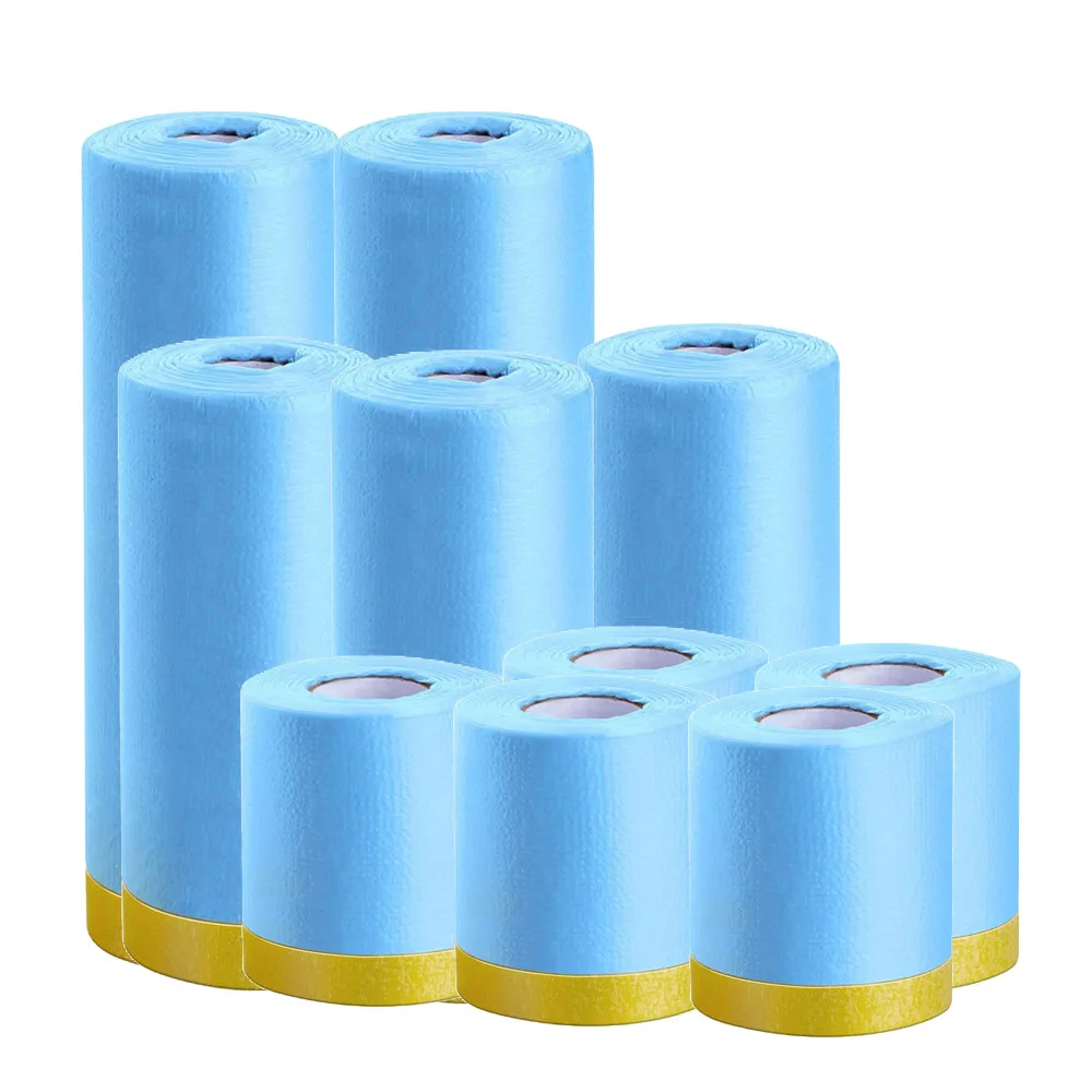 10pcs-Car-Paint-Masking-Film-Plastic-Protective-films-Blue-Dropping ...