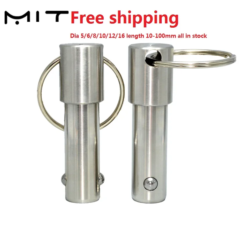 1Pcs Diameter 6mm to 16mm Quick Release Pin Pull Ring Pin Spring Quick ...