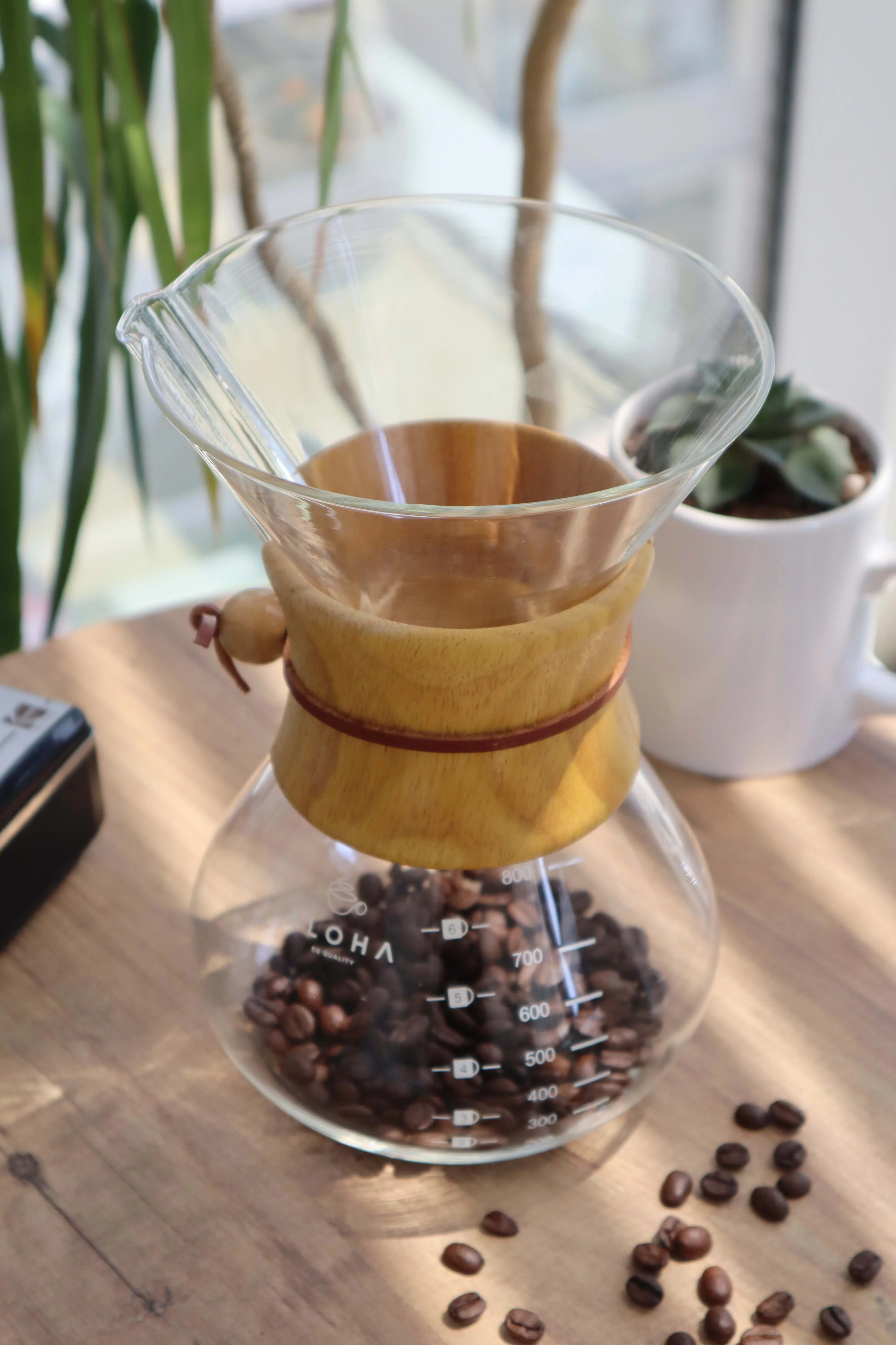 Aloha Chemex 800/600ML Reusable Stainless Steel Permanent Filter Manual ...