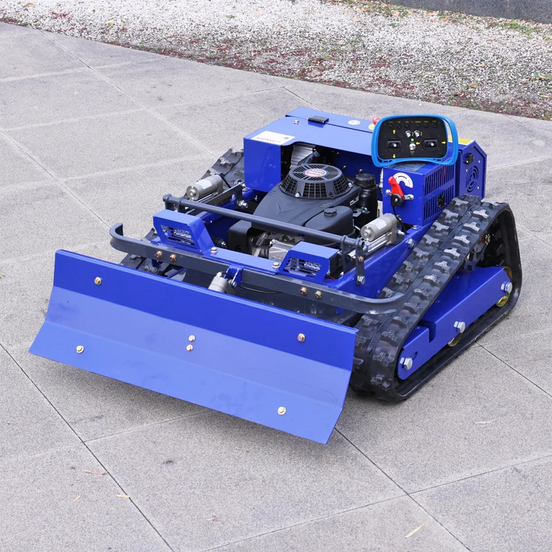 Remote Control Lawn Mower Rc Crawler 9HP Slope Mowing Machine Tracked ...