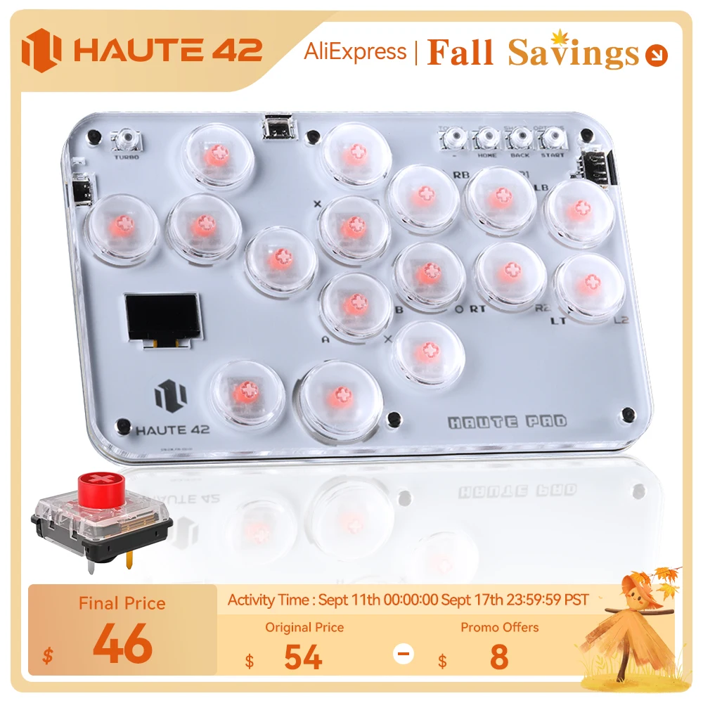 Haute42-Arcade-Hitbox-Controller-Fight-Stick-PC-Joystick-Hitbox ...