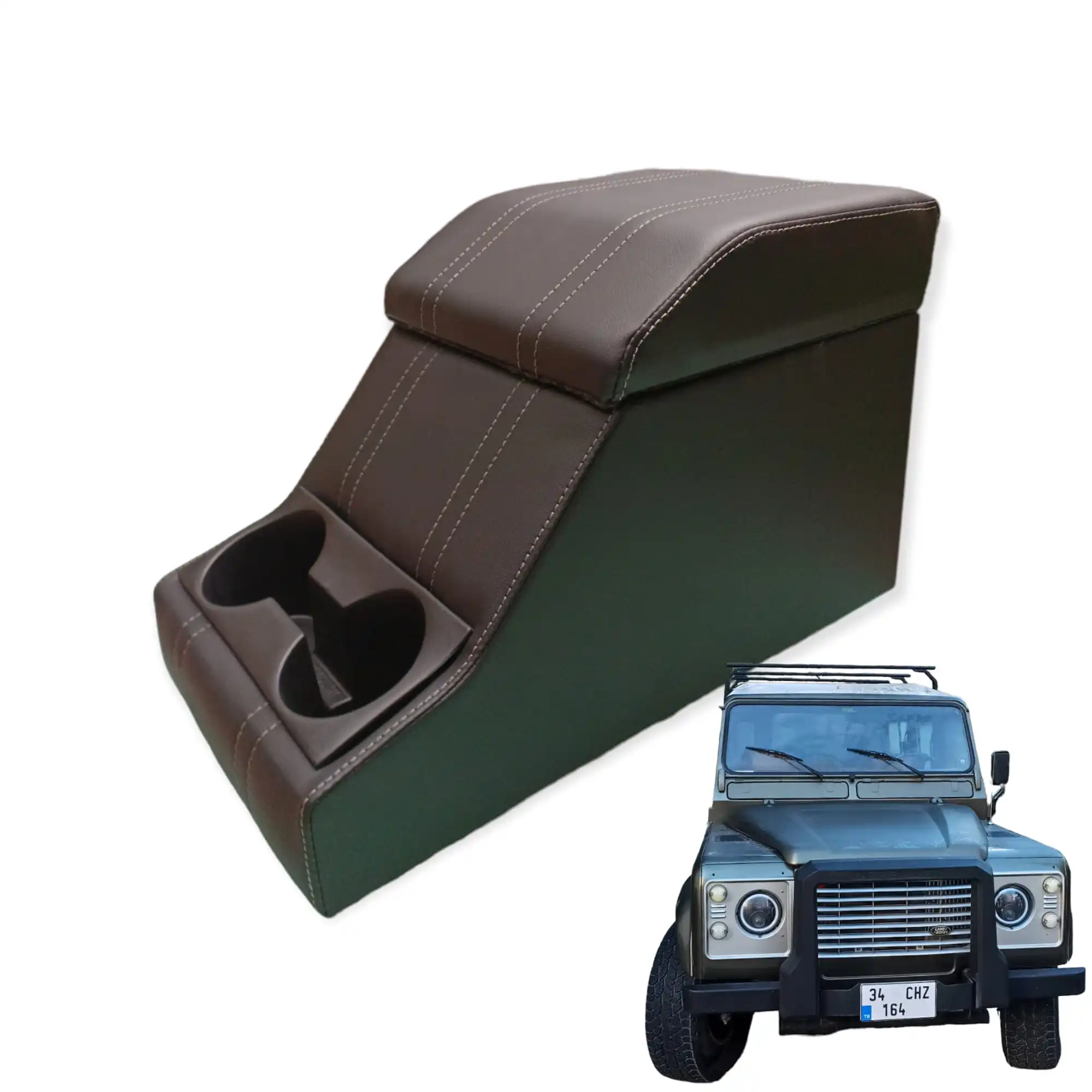 Land Rover Defender 110 Console High Quality Ergonomic use Cubby Boxes ...