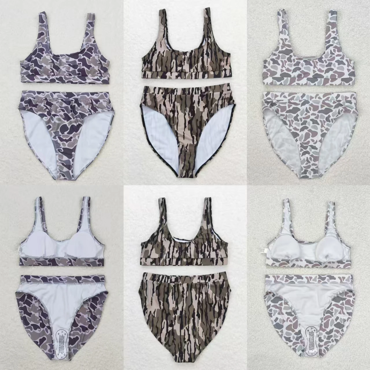 Wholesale Adult Women Sleeveless Shorts Swimsuit Swimwear Summer Set ...