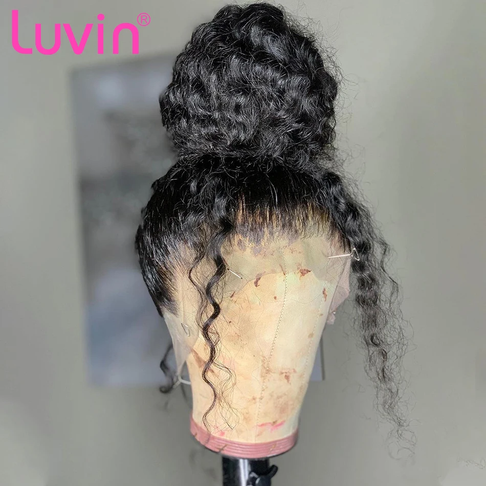 Luvin-360-Deep-Wave-Lace-Front-Human-Hair-Wigs-30-32-Inch-Transparent ...