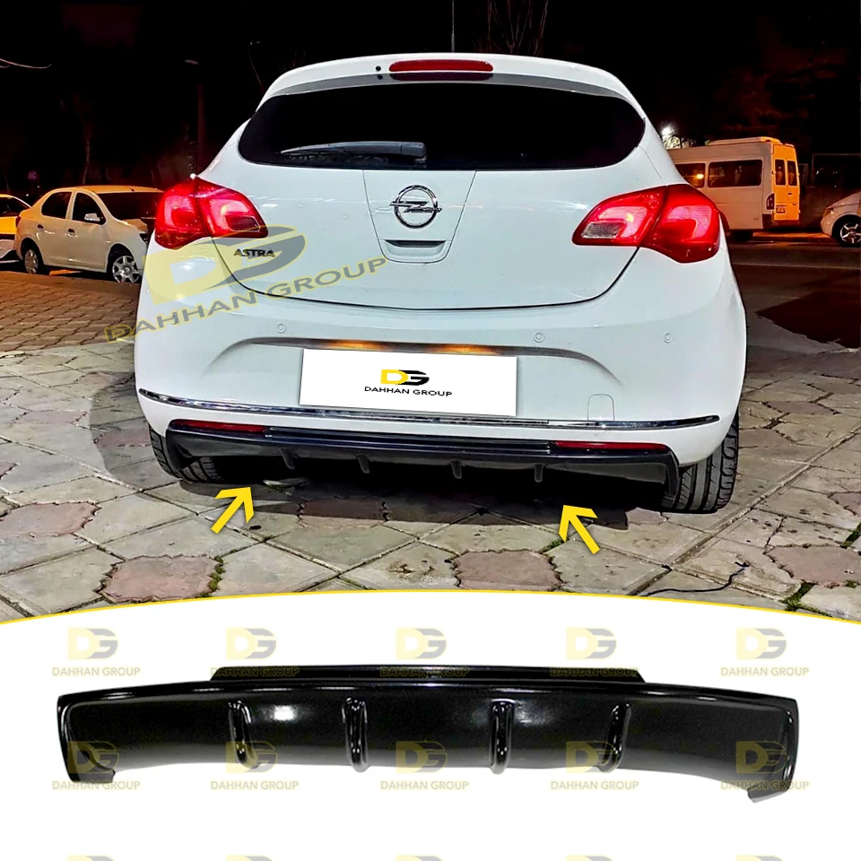 Opel-Astra-J-Facelift-2012-2015-HB-Rieger-Style-Rear-Diffuser-Valance ...