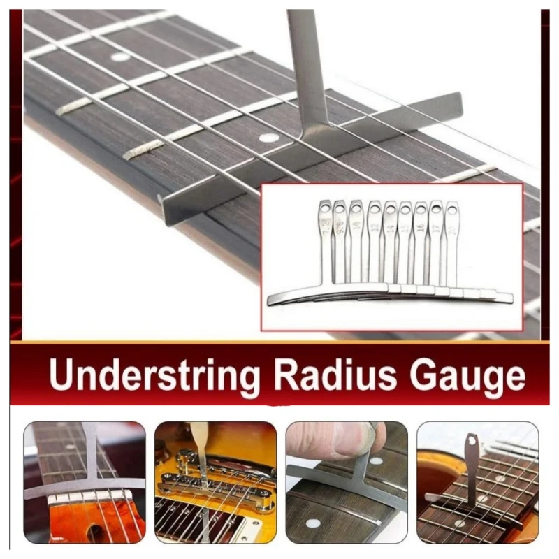 9Pcs-Guitar-Under-String-Radius-Gauge-Accessories-Guitar-Builder ...