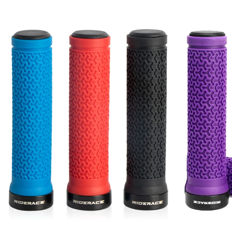MTB Cuffs Aluminum Alloy Lock Ring Bicycle Handlebar Grips Anti-slip ...