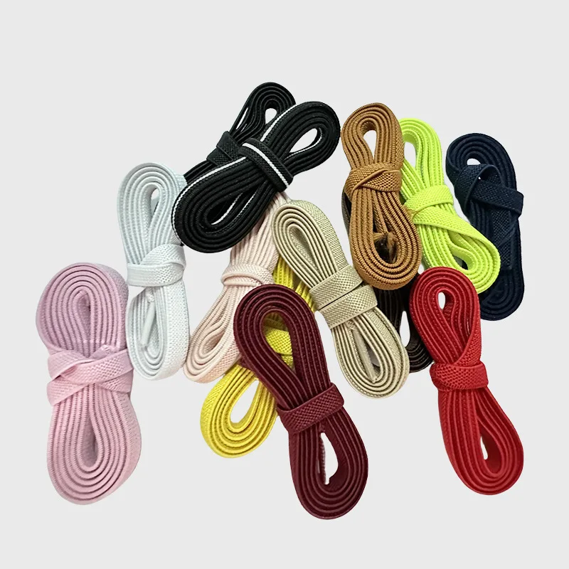 Polyester-flat-elastic-shoelaces-for-sports-and-leisure-basketball ...
