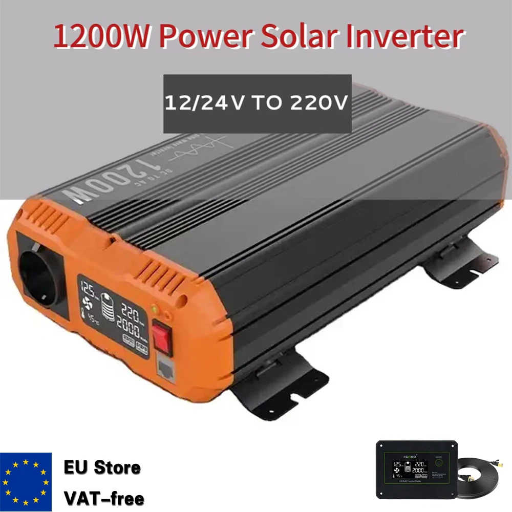 2400W Inverter DC12V/24V To AC 220V Voltage 50HZ Power Solar ...