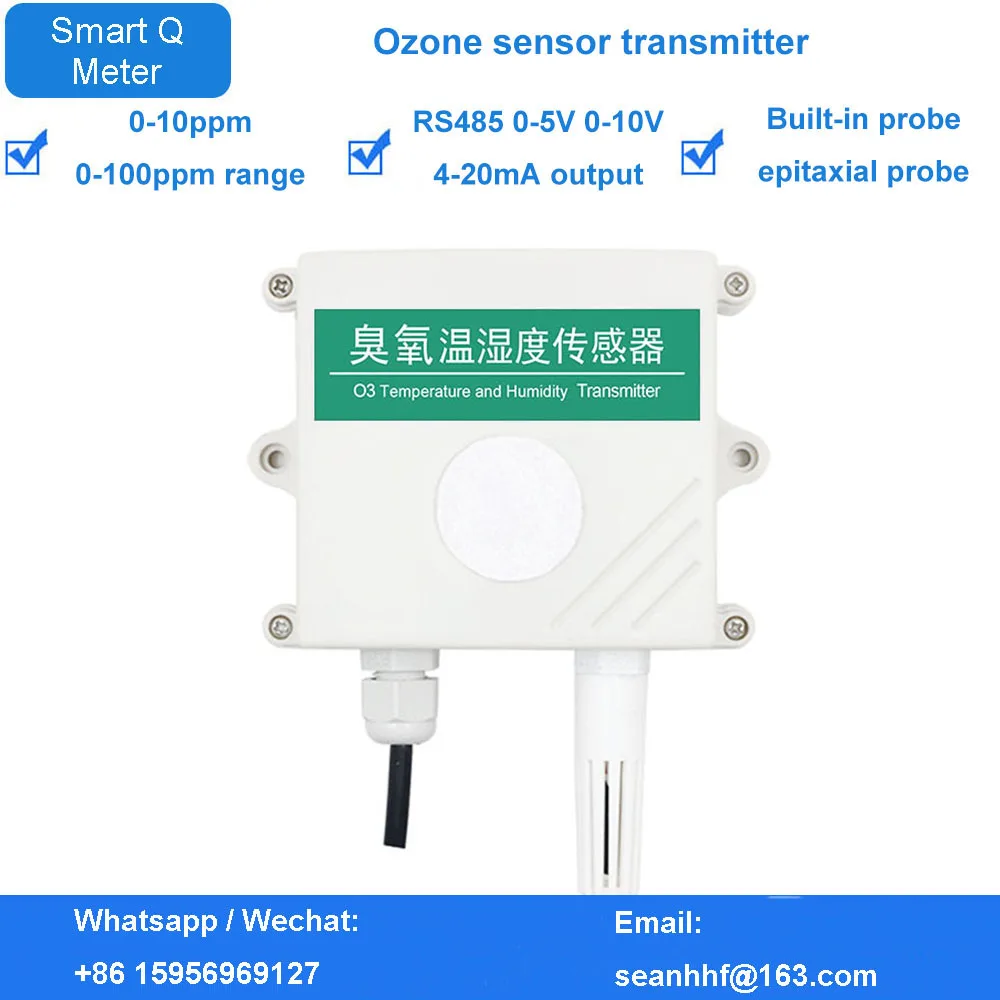 Ozone-detector-sensor-O3-concentration-detection-instrument-485-high-precision-temperature-and ...
