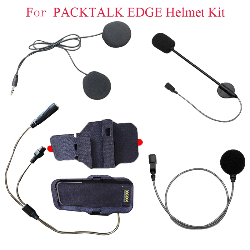 For-CARDO-PACKTALK-EDGE-HALF-HELMET-KIT-Magnetic-base-clip-earphone ...